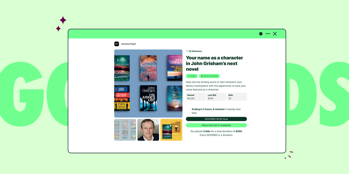 GOODBIDS - Charity Auction Platform | Viget
